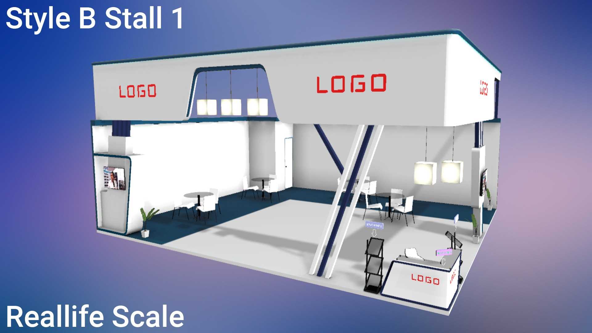 Stall B Style 1 Real Life Scale - VueXR